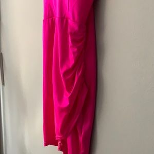Fashion Nova | Dresses | Nwt Off The Shoulder Neon Pink Dress | Poshmark